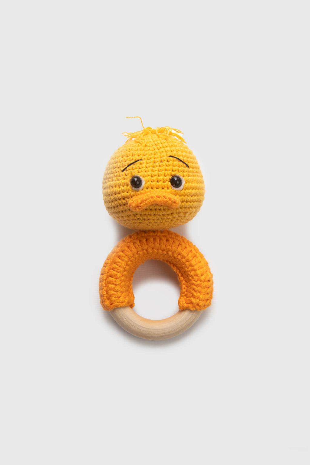 Amigurumi Duck Rattle Yellow | Totzee.com
